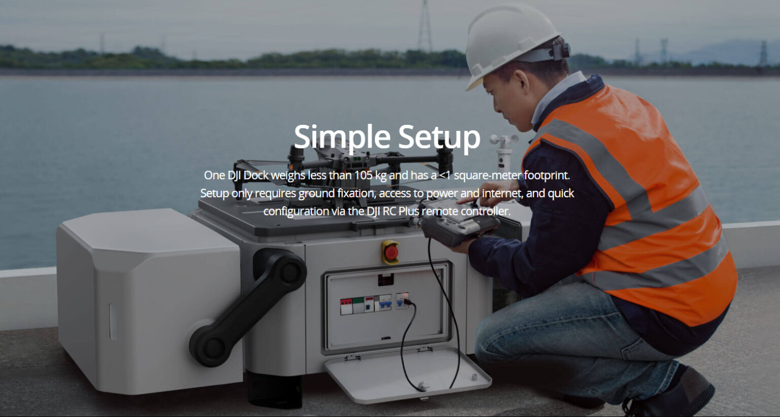 DJI Dock set 2 includes DJI Dock bundle for M30T - Drone Shop Perth