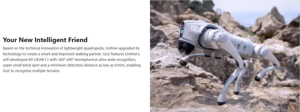 Unitree Go2 Pro Package Robot Quadruped - Drone Shop Perth